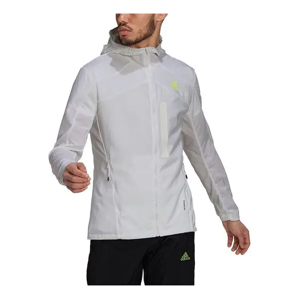 Adidas Hooded Jacket - White