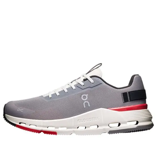 On Cloudnova Form 2 Sneakers - Fog/red