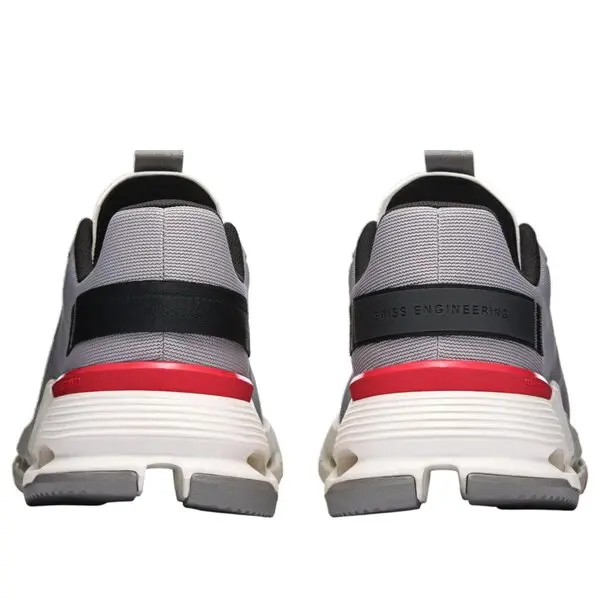 On Cloudnova Form 2 Sneakers - Fog/red