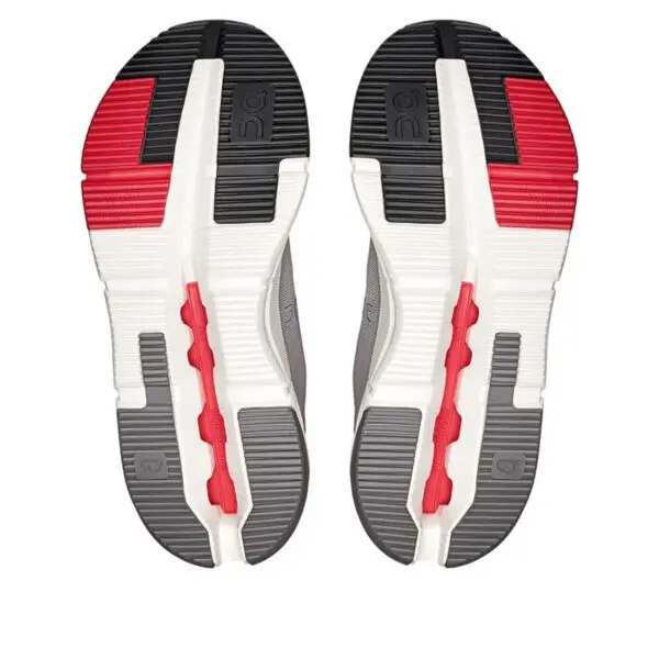 On Cloudnova Form 2 Sneakers - Fog/red