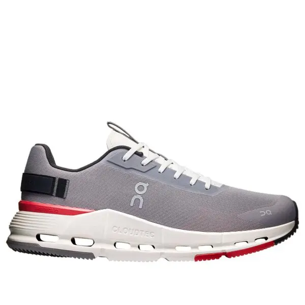 On Cloudnova Form 2 Sneakers - Fog/red