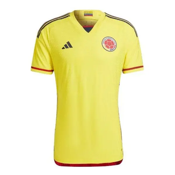 Adidas Colombia Logo Short Sleeve Shirt - Bright Yellow
