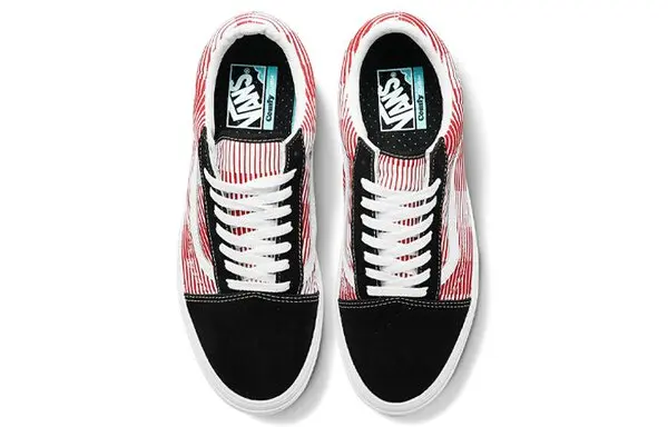 VANS Comfycush Old Skool Sneakers - Black/white/red