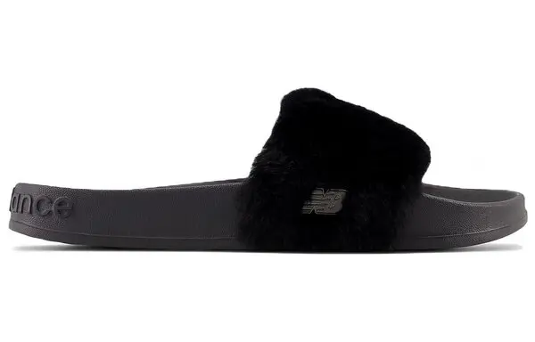NEW BALANCE Fuzzies Slide - Phantom/white