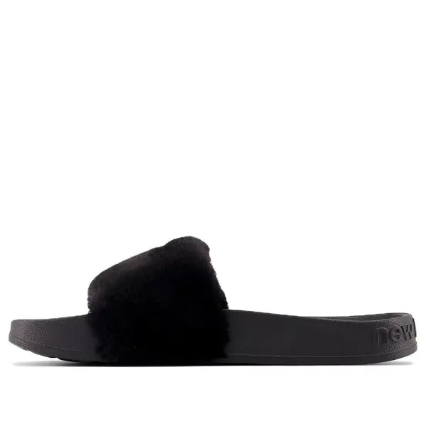 NEW BALANCE Fuzzies Slide - Phantom/white