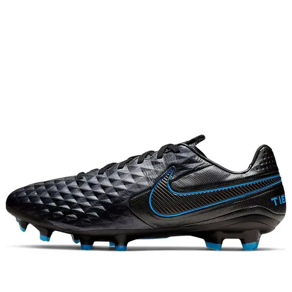 Nike Tiempo Legend Pro Fg Athletic Cleats - Black/blue
