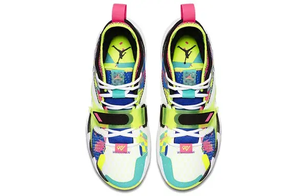 JORDAN Why Not Zer0.3 "la Born" High Top Sneakers - Whiteyellow