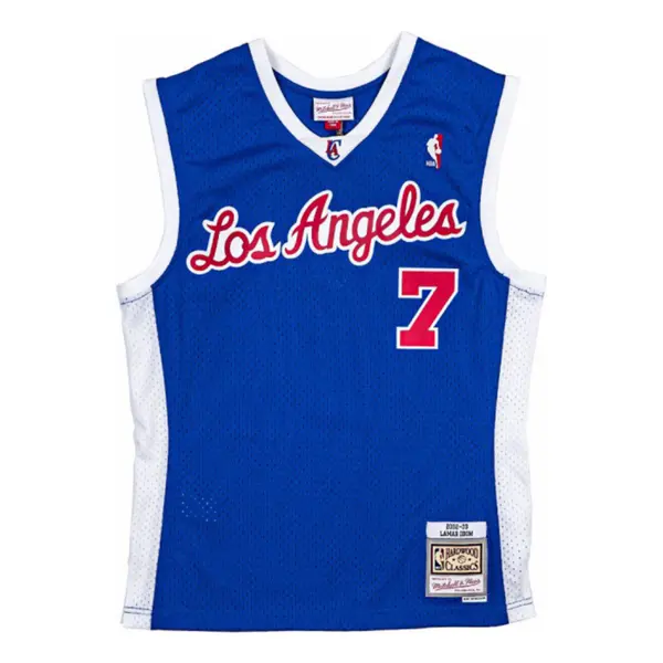 Mitchell & Ness X Nba Los Angeles Clippers 2002-03 Swingman Jersey 'lamar Odom 7 - Blue/white