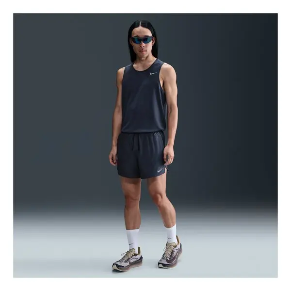 Nike Dri-fit Stride 5" Running Shorts - Thunder Blue/black