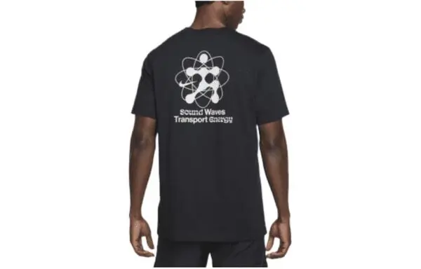 Nike Dri-fit Knit Round Neck Short Sleeve Graphic T-shirt