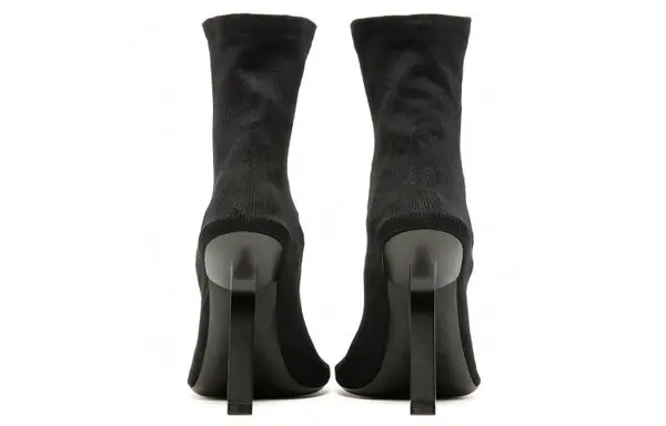Balenciaga 110mm Stretch Heeled Boots - Black