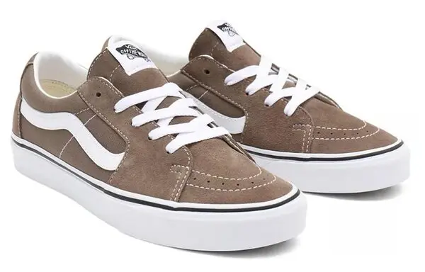 VANS Sk8-low Casual Skateboarding Shoes - Brown