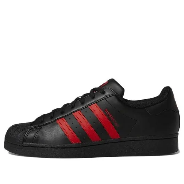 Adidas Superstar 'core Black Vivid Red - Black/red