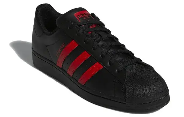 Adidas Superstar 'core Black Vivid Red - Black/red