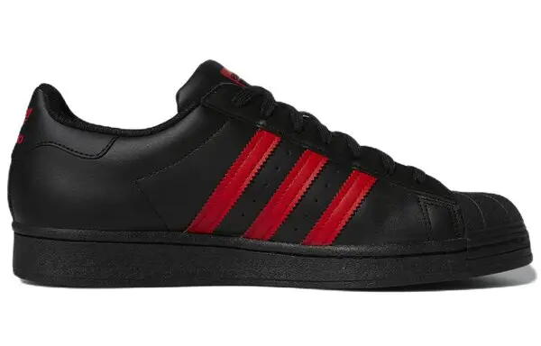 Adidas Superstar 'core Black Vivid Red - Black/red