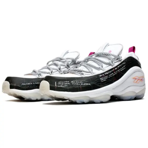 REEBOK X Bait Dmx Run 10 Ash Grey Sneakers - Black