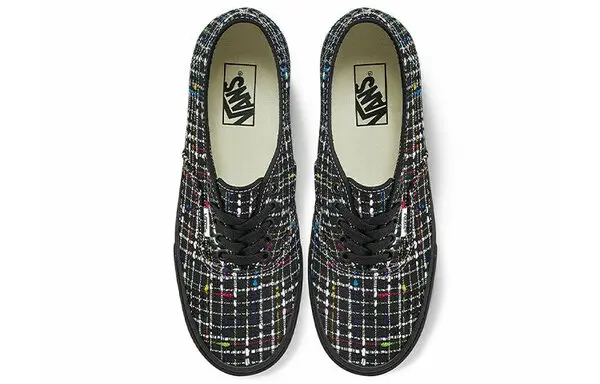 VANS Authentic Low Top Sneakers - Black/multi-color