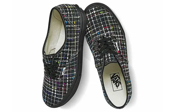 VANS Authentic Low Top Sneakers - Black/multi-color