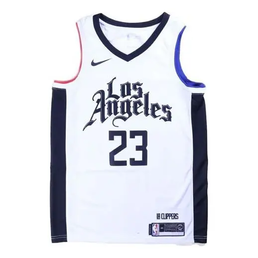 Nike Los Angeles Clippers No. 23 Basketball Jersey - White