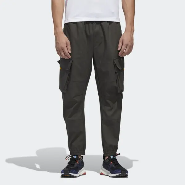 Adidas Th Pnt Cargo Pocket Woven Bundle Feet Casual Long Pants Brown
