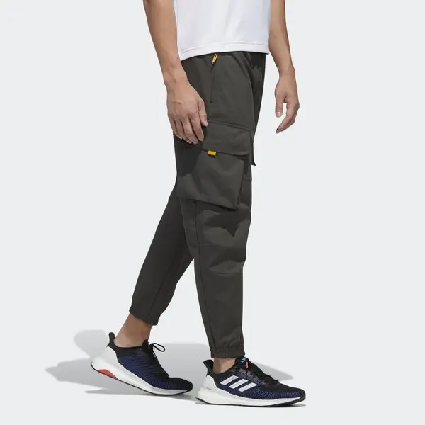 Adidas Th Pnt Cargo Pocket Woven Bundle Feet Casual Long Pants Brown