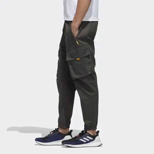 Adidas Th Pnt Cargo Pocket Woven Bundle Feet Casual Long Pants Brown