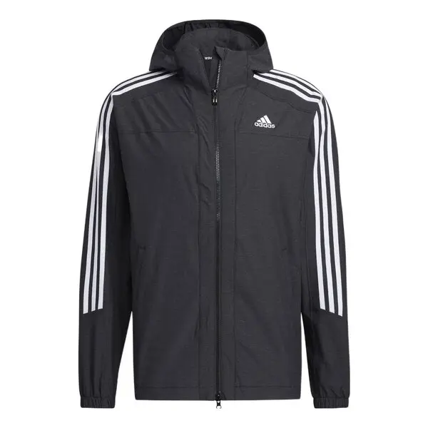 Adidas 3 Stripe Sport Hooded Jacket - Default Color