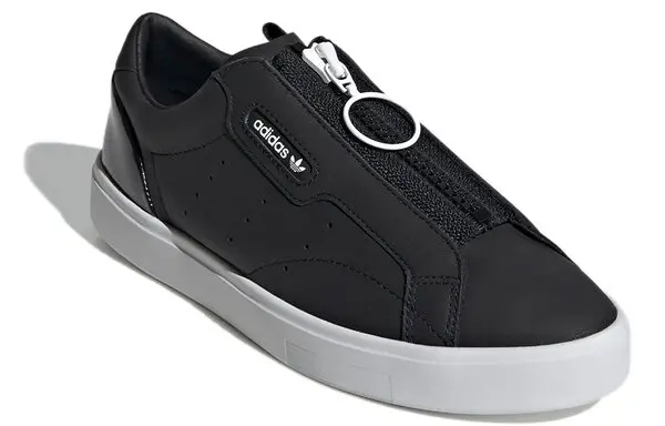 Adidas Originals Sleek Zip Sneakers - Black/white