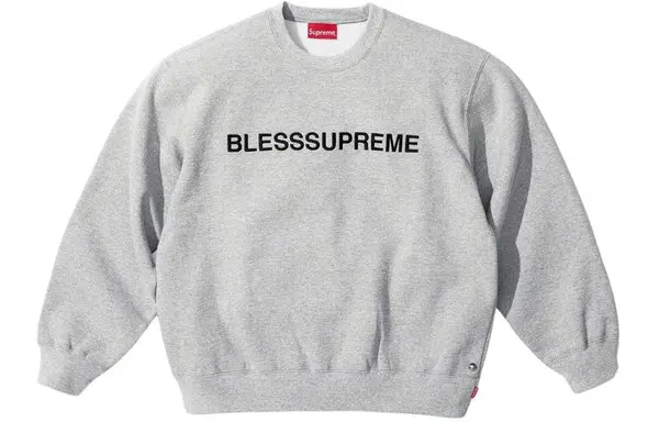 Supreme X Bless Crewneck Logo Sweater