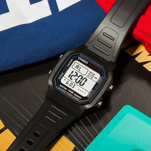 Casio Digital Sports Watch With Water Resistance