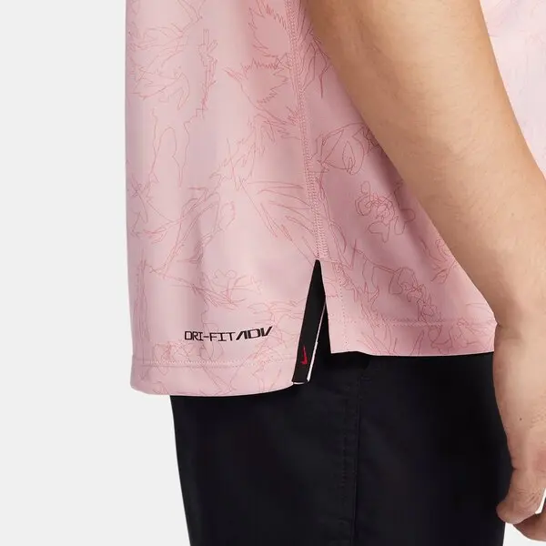 Nike Dri-fit Tiger Woods Adv Golf Polo Shirt - Pink