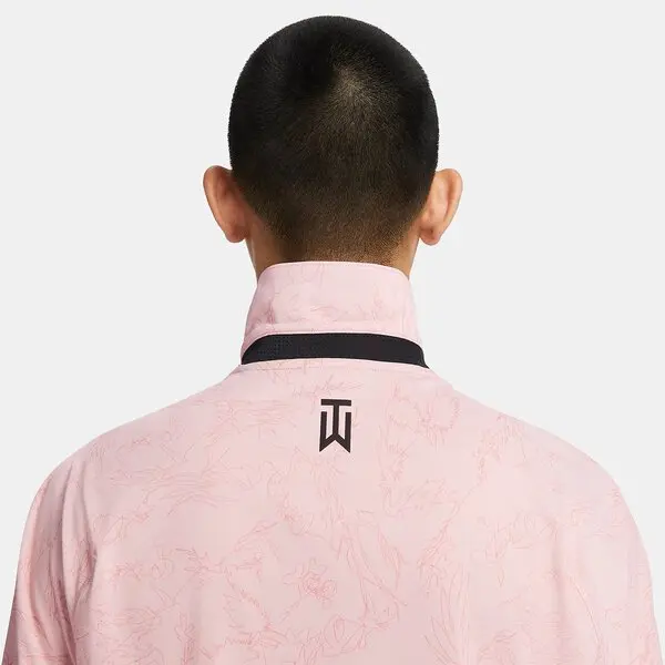Nike Dri-fit Tiger Woods Adv Golf Polo Shirt - Pink