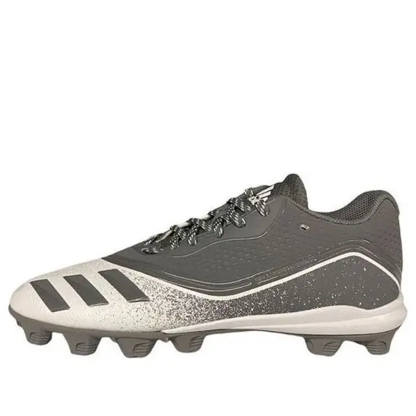 Adidas Icon V Mid Baseball Cleats - Grey