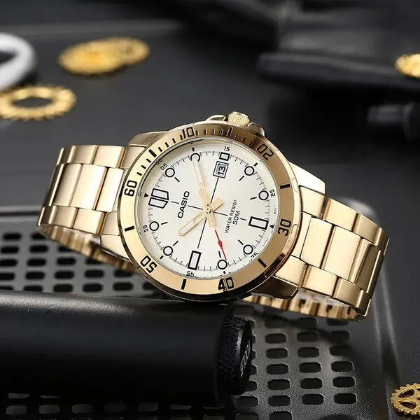 Casio Stainless Steel Strap Analog Watch