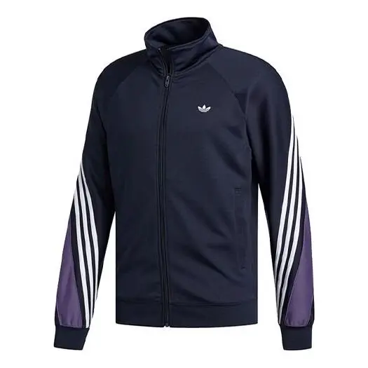 Adidas Originals Stand Collar Track Jacket - Navy