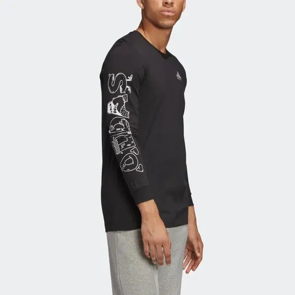 Adidas Graffiti Print Long Sleeve T-shirt