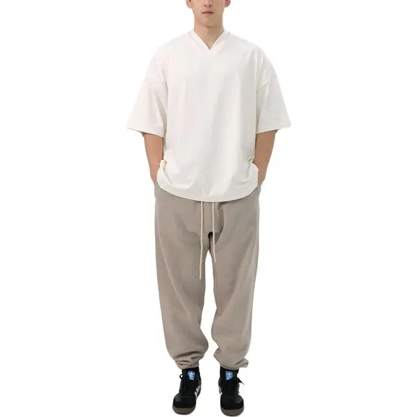Fear Of God Fw23 V-neck T-shirt - Cloud Dancer