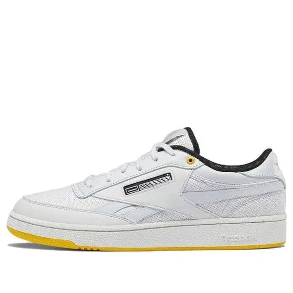 REEBOK Jurassic World X Club C Revenge 'biosyn Genetics' Sneakers - White/yellow