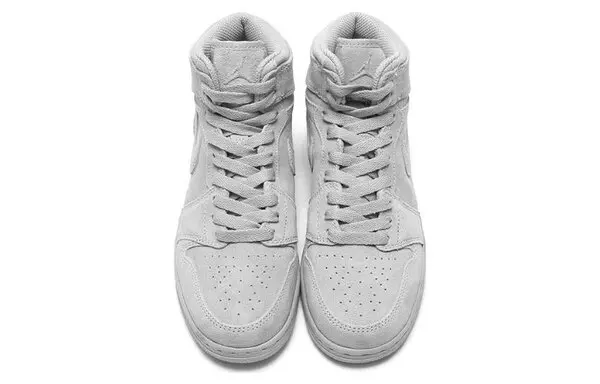 JORDAN Air 1 Retro High Suede Sneakers - Grey