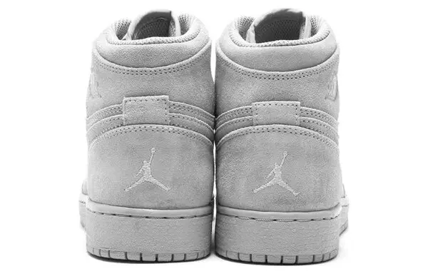 JORDAN Air 1 Retro High Suede Sneakers - Grey