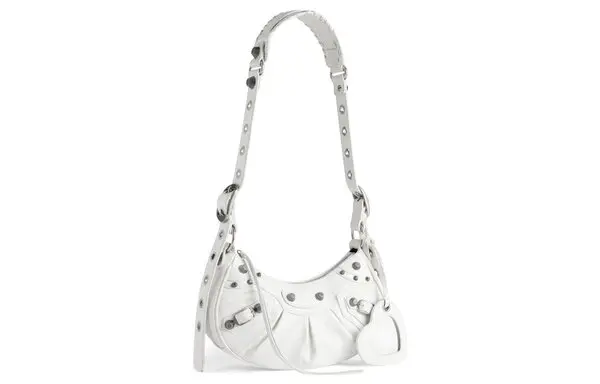 Balenciaga Le Cagole Xs Shoulder Bag - White
