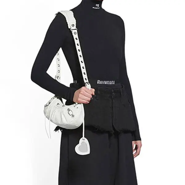Balenciaga Le Cagole Xs Shoulder Bag - White