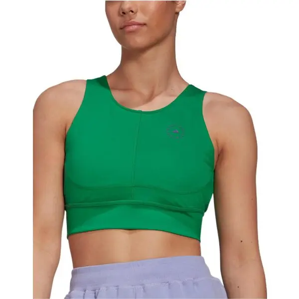 Adidas By Stella Mccartney Truepurpose Training Crop Top - Green