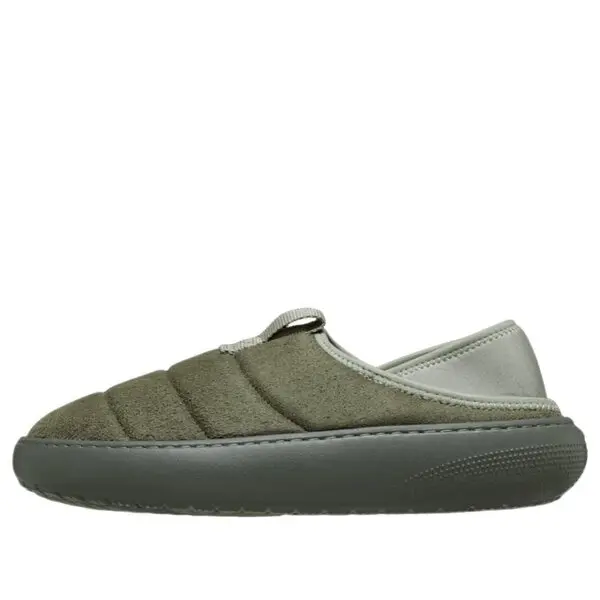 CROCS Classic Vegan Suede Moc Slipper - Galactic Grey