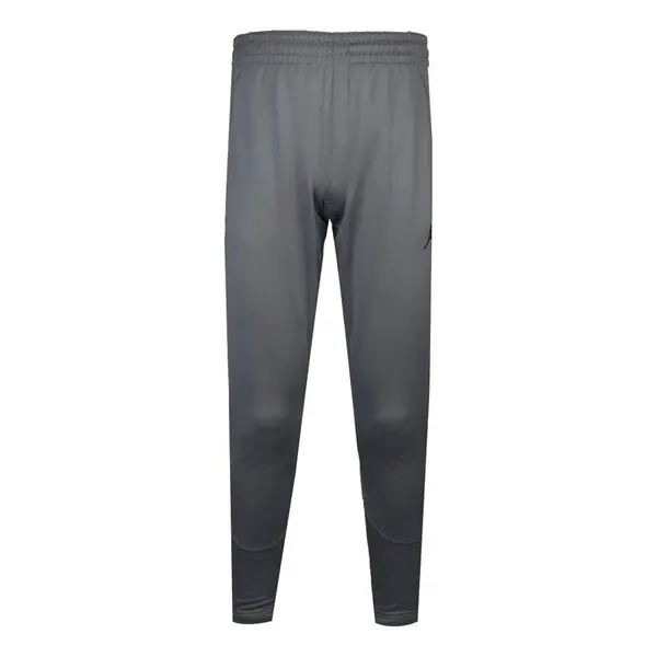 JORDAN Solid Color Elastic Waistband Casual Trousers