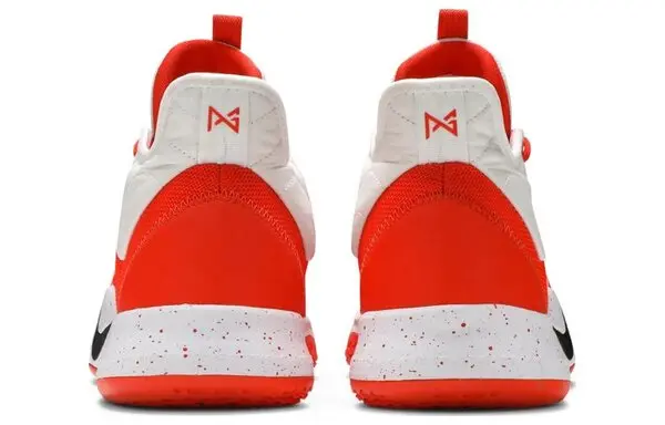 Nike Pg 3 Tb Basketball Sneakers - White/orange
