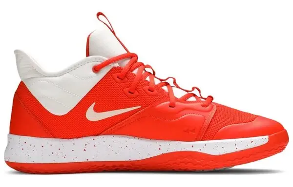 Nike Pg 3 Tb Basketball Sneakers - White/orange