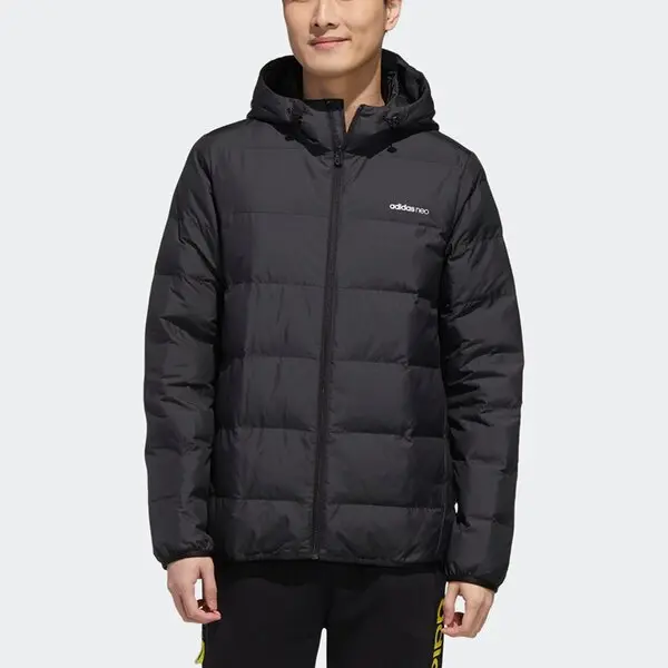 Adidas Neo Down Jacket With Hood - Black