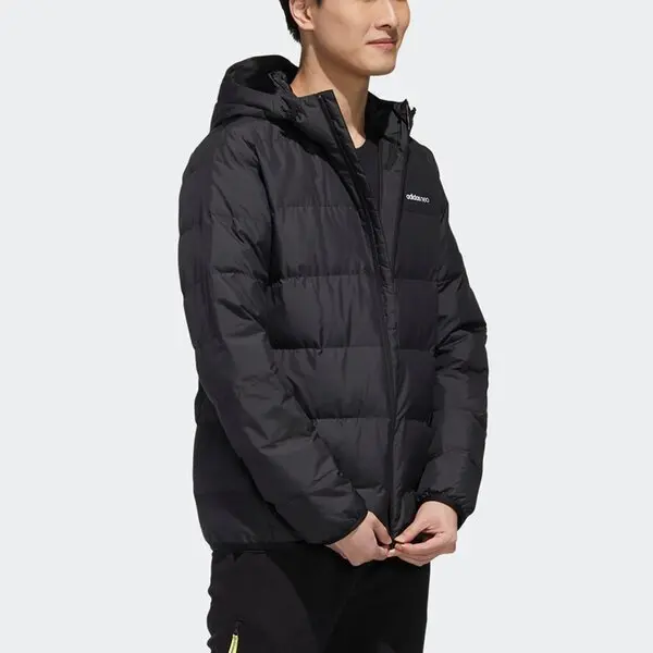 Adidas Neo Down Jacket With Hood - Black