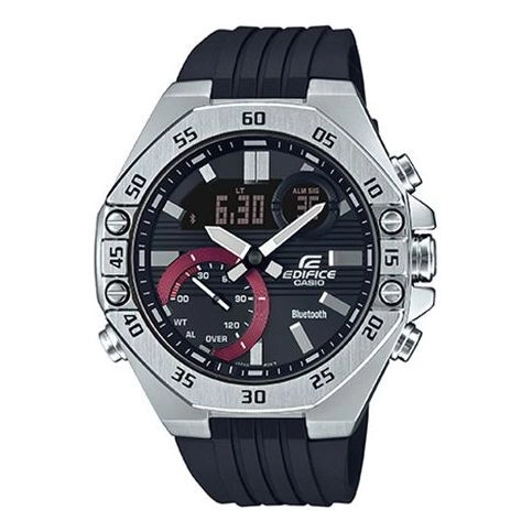 Casio Edifice Bluetooth Solar Powered Analog/digital Watch With Sapphire Crystal - Silver